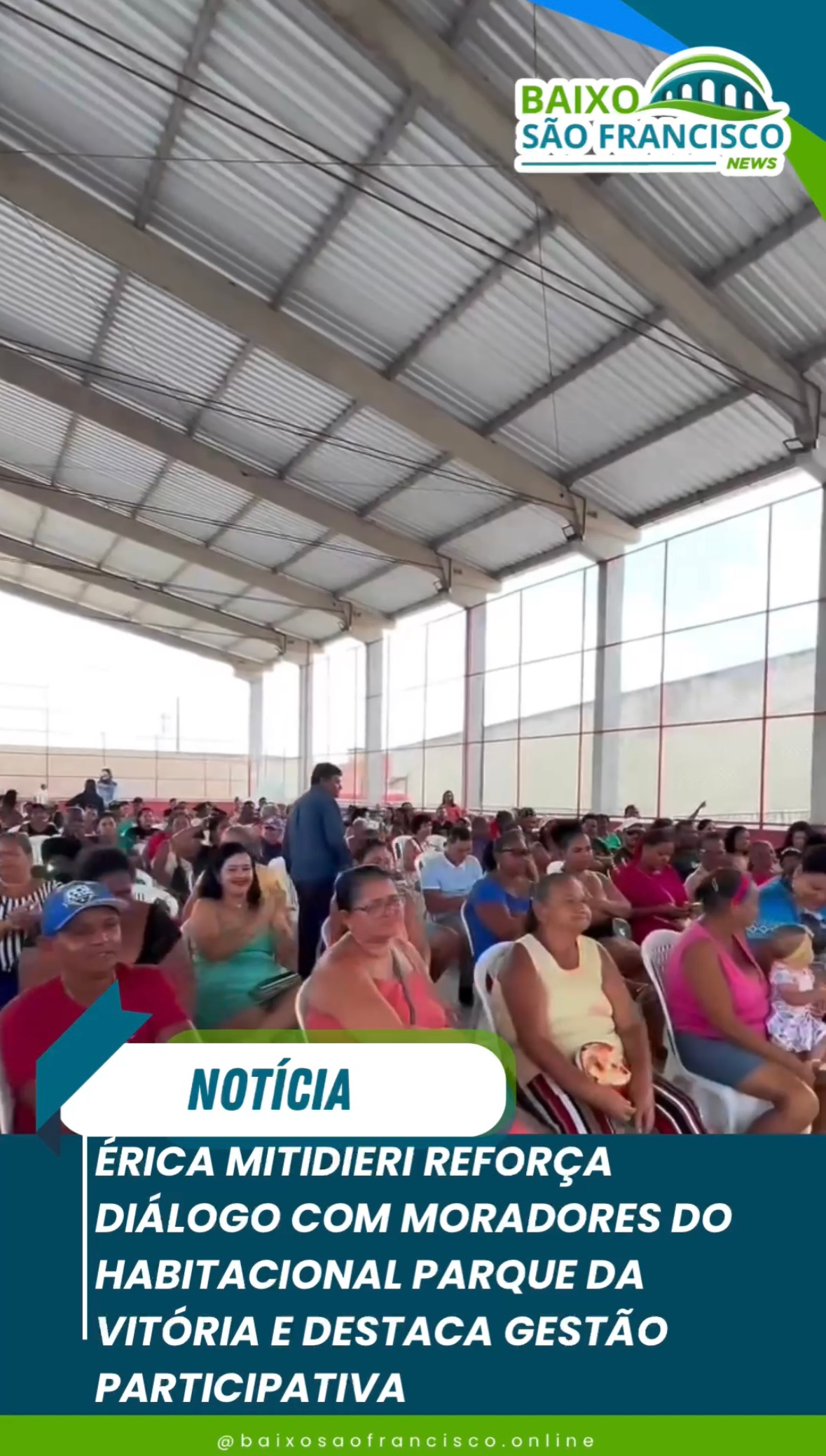 ÉRICA MITIDIERI REFORÇA DIÁLOGO COM MORADORES DO HABITACIONAL PARQUE DA ...
